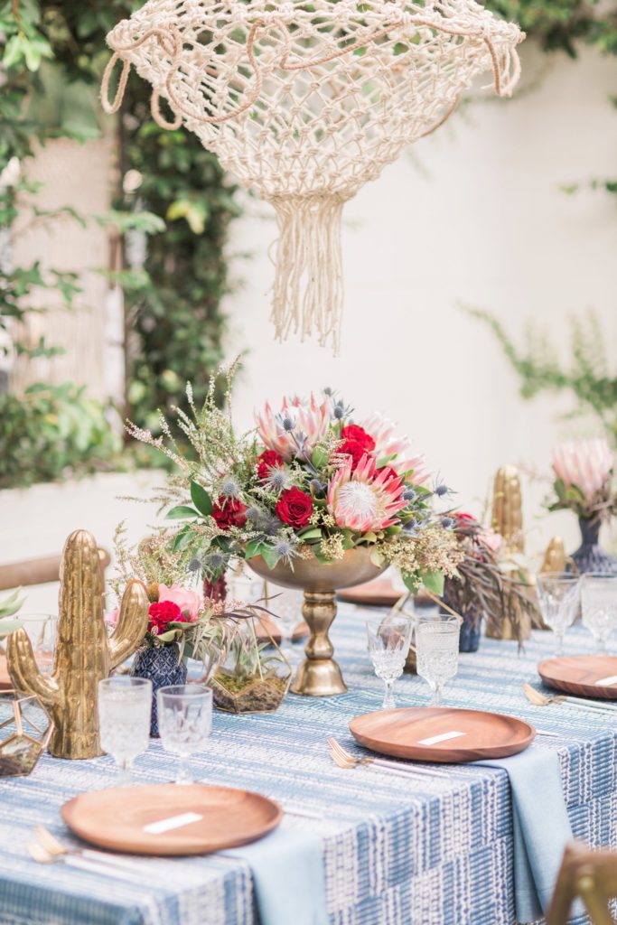 A Blue Boho Wedding Inspiration Featured on The Perfect Palette | The ...